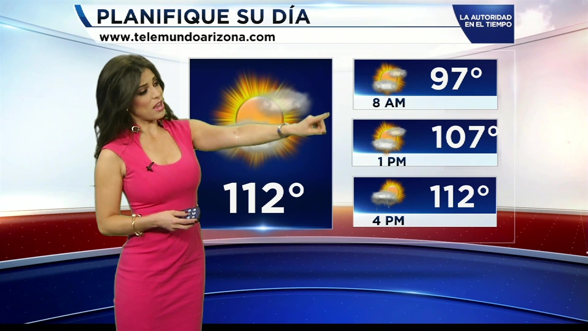 El pronóstico del tiempo en Arizona con Jessica Delgado – Telemundo ...