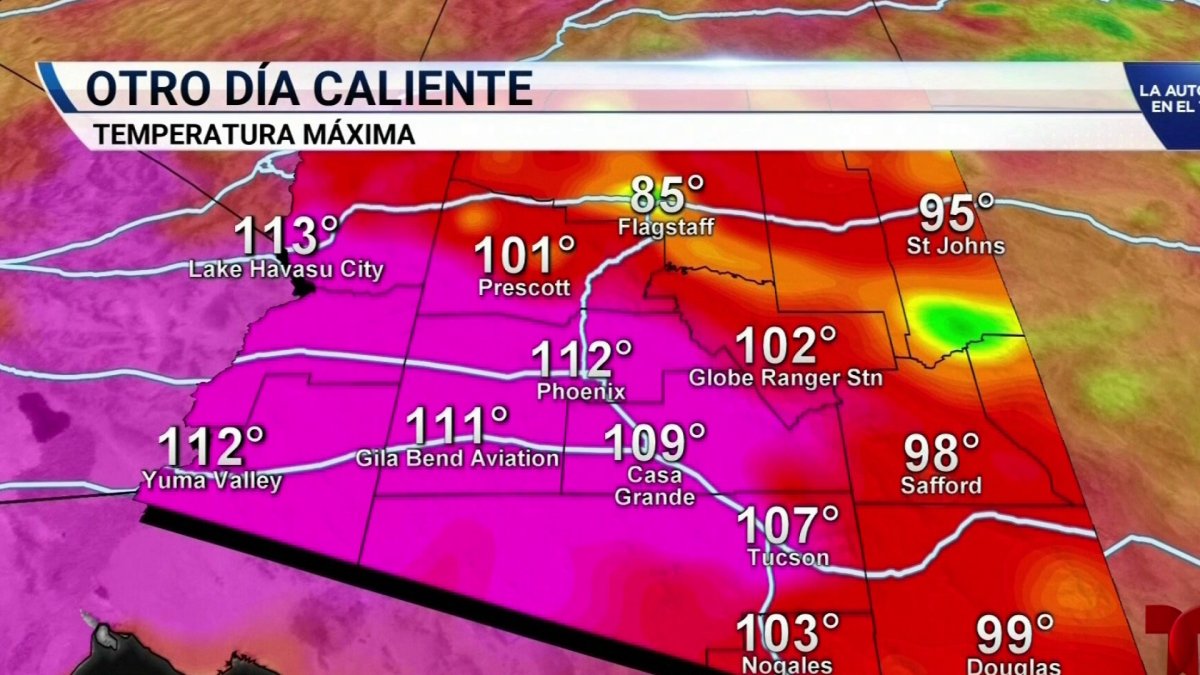 Advertencia por ola de calor extremo – Telemundo Phoenix/Tucson