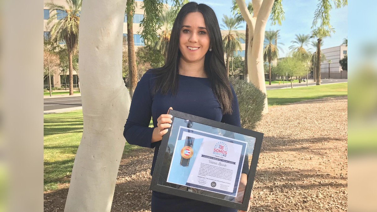 Comunidad boricua en Arizona reconoce a Valeria Aponte por su ...
