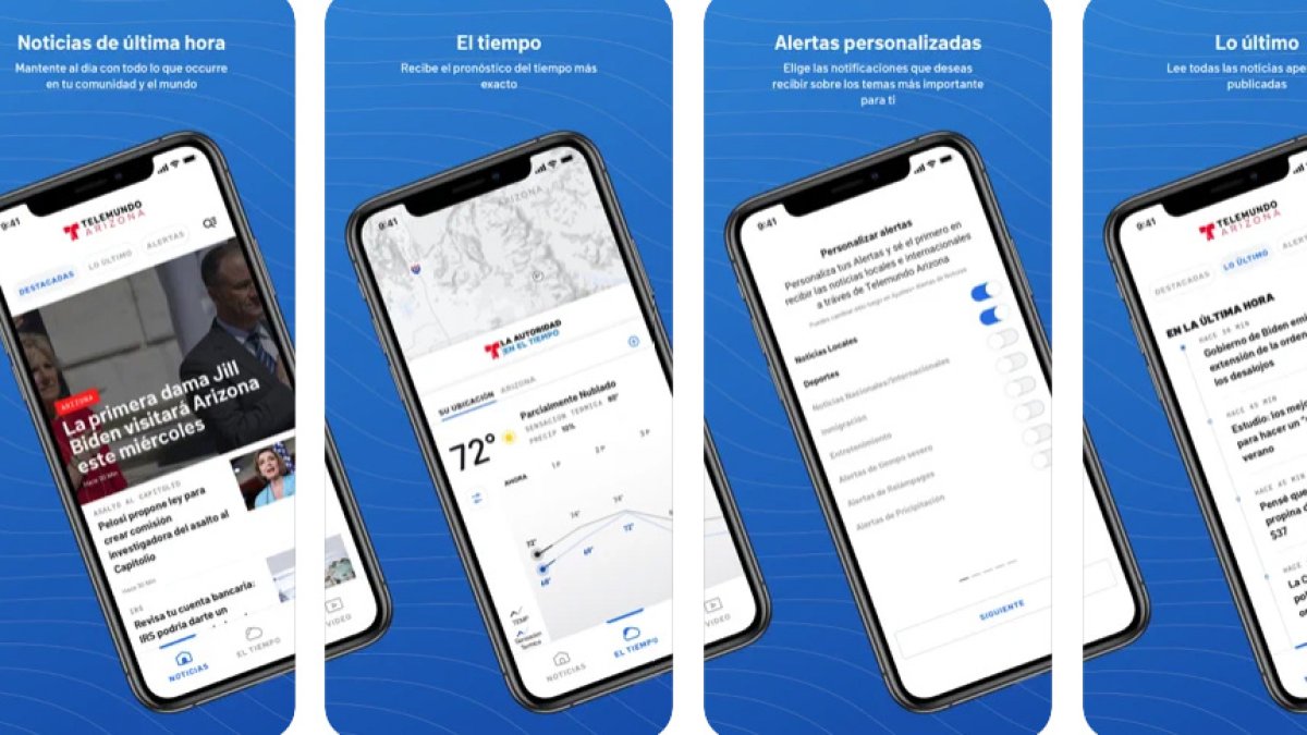La app de noticias locales y del tiempo de Telemundo Arizona ha sido ...