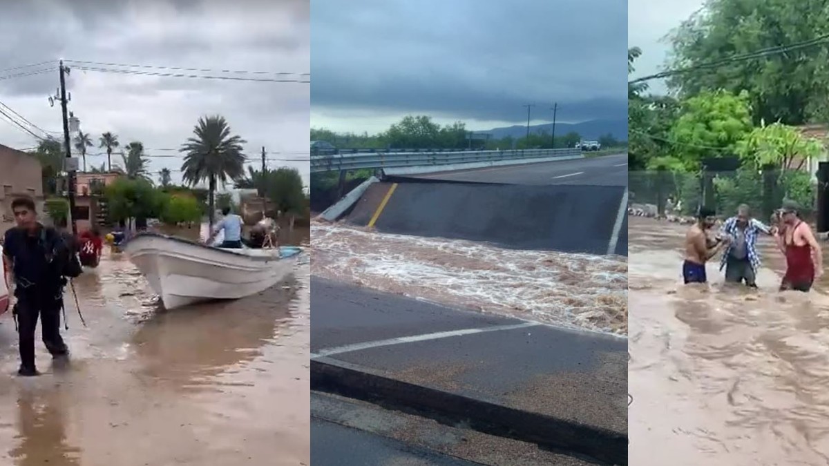 Lluvias En Sonora Miles De Damnificados Cierre De Puentes Y