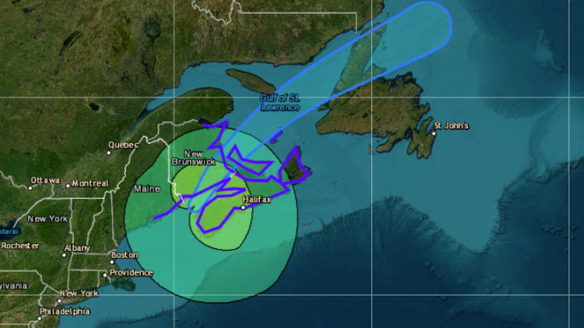 El ciclón post-tropical Lee: lo último de su trayectoria – Telemundo ...
