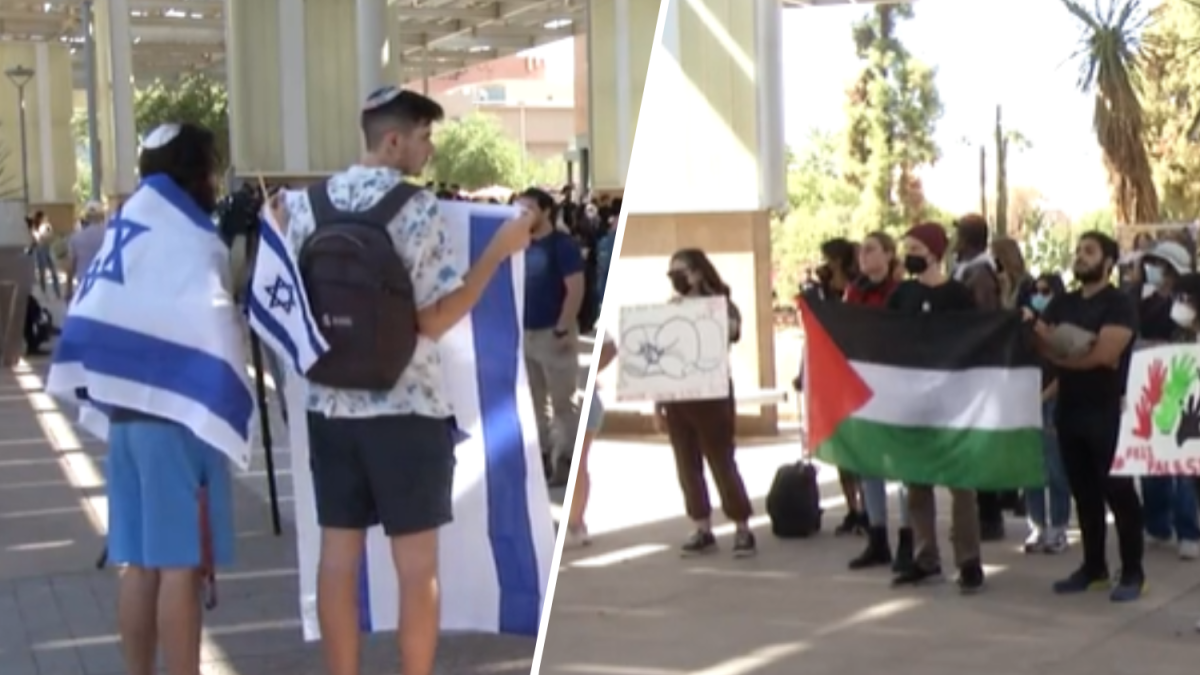 Arizona: Estudiantes de ASU protestan contra la guerra de Israel y ...