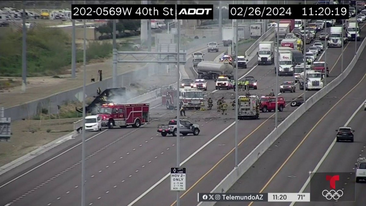 Arizona: Un muerto tras accidente en la autopista 202 – Telemundo ...