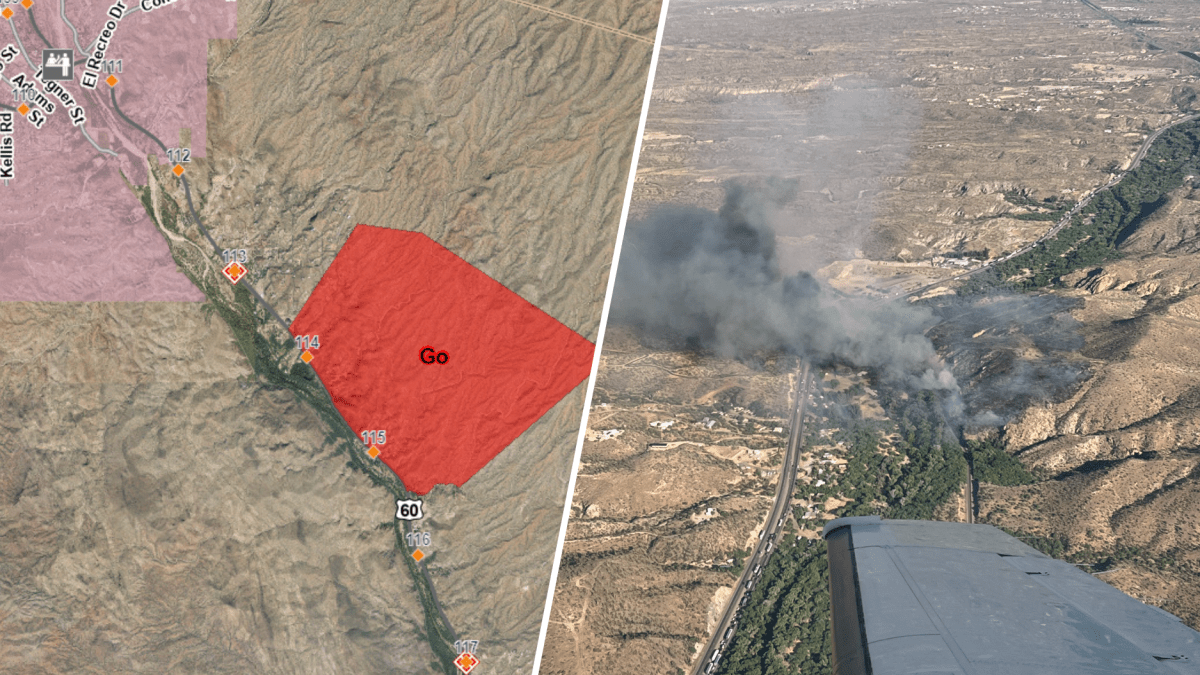 Arizona: Incendio Rose: reabren de forma parcial la US60 tras fuego que ...
