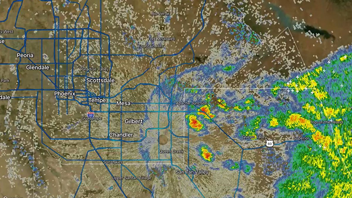 Arizona: Actividad de tormentas monzónicas en el valle – Telemundo ...