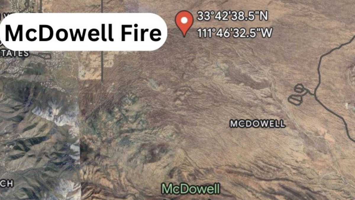 Arizona: Reportan incendio forestal en McDowell Mountain – Telemundo ...