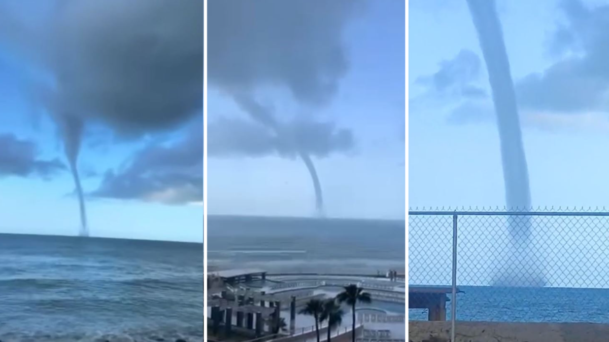 Sonora: Captan tromba marina en playas de Puerto Peñasco – Telemundo Phoenix/Tucson