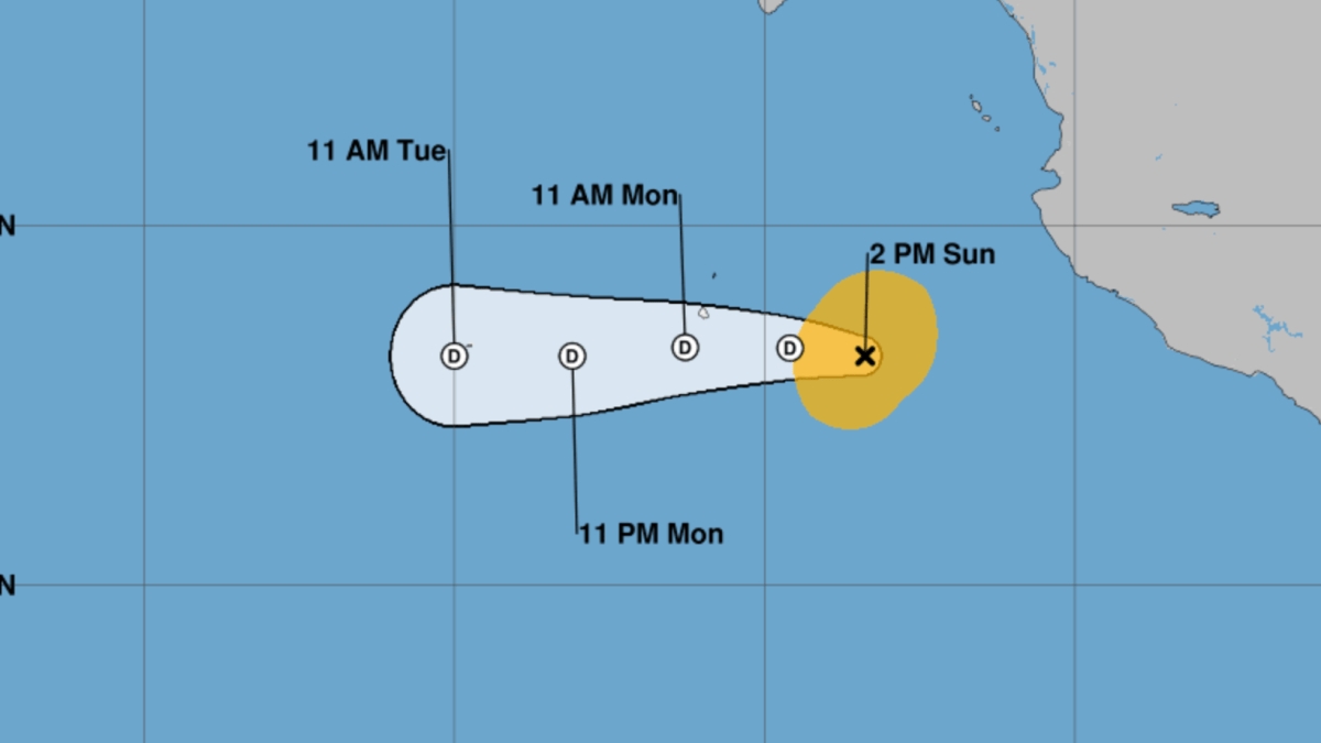 Tormenta tropical Dalila: sigue su trayectoria en el Pacífico ...