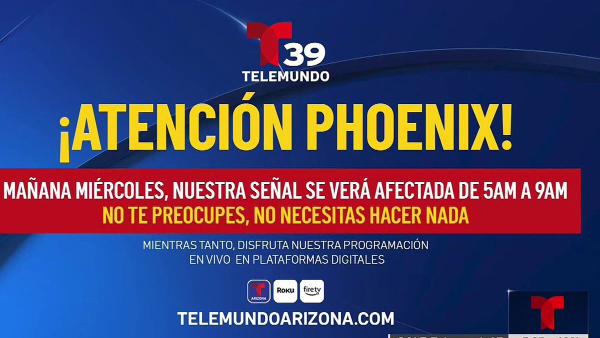 Arizona: ¿No puedes ver nuestra señal en Phoenix? – Telemundo Phoenix ...