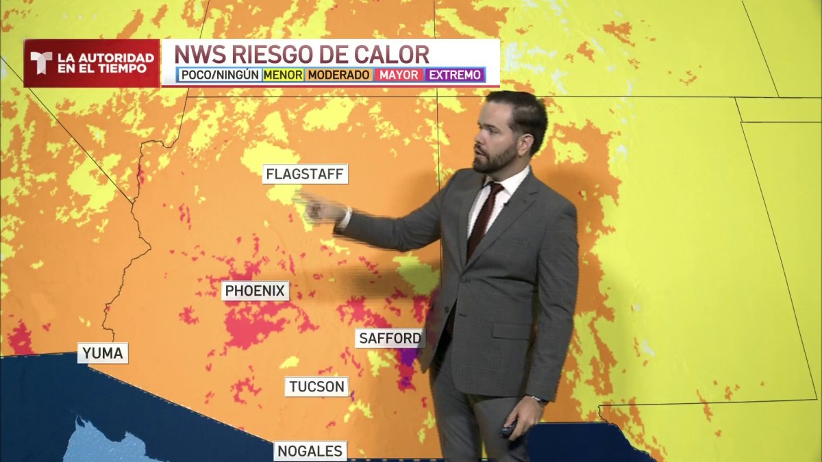 Arizona: Riesgo mayor por calor extremo hasta el jueves – Telemundo ...