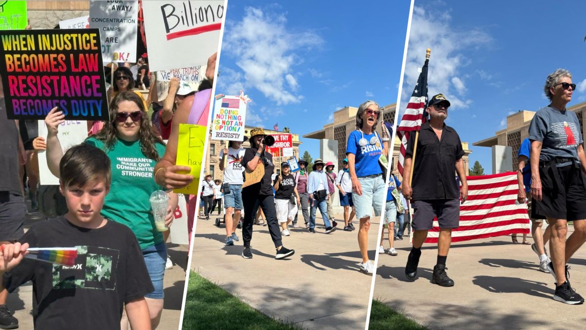 Arizona se suma a protestas nacionales contra Trump y en honor al líder ...